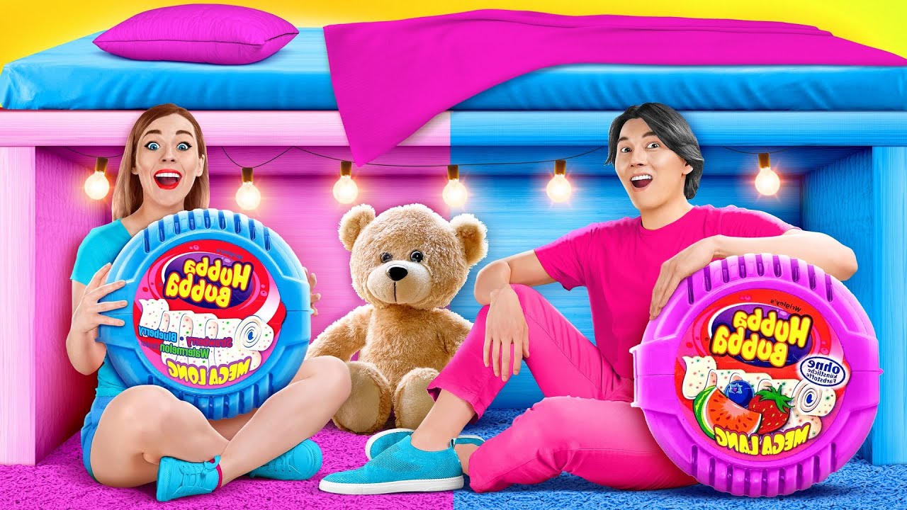 Secret Rooms Under The Bed | Rich VS Broke Crazy Challenge by Multi DO Fun - YouTube