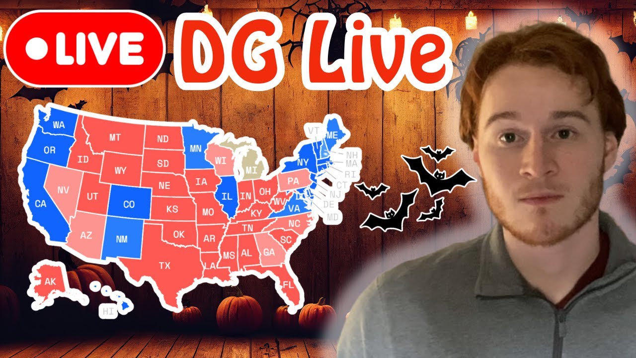DG LIVE: Reacting to new Election Polls on Halloween Night - YouTube