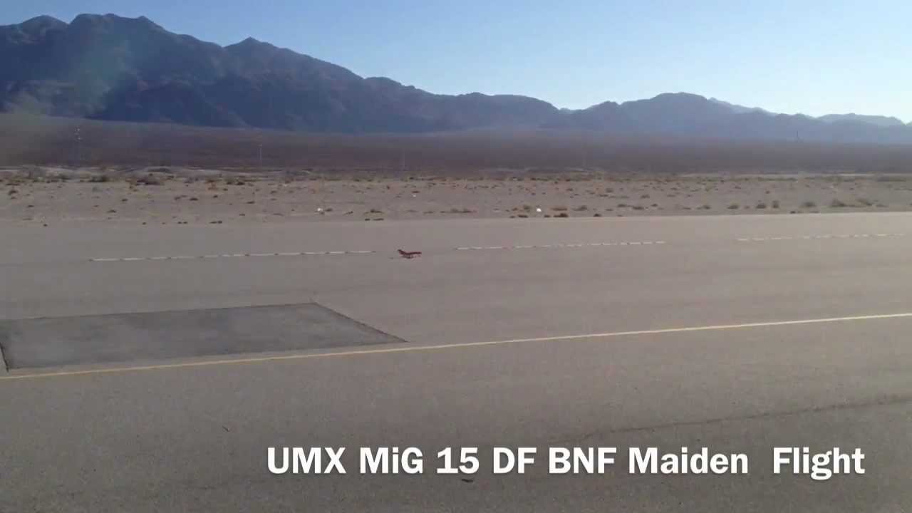 Friendly Hobbies: Horizon Hobby E-Flite UMX MiG 15 DF BNF Maiden Flight ...