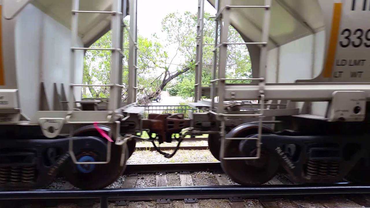 CIT Rail Train Passing By San Angelo Depot - YouTube