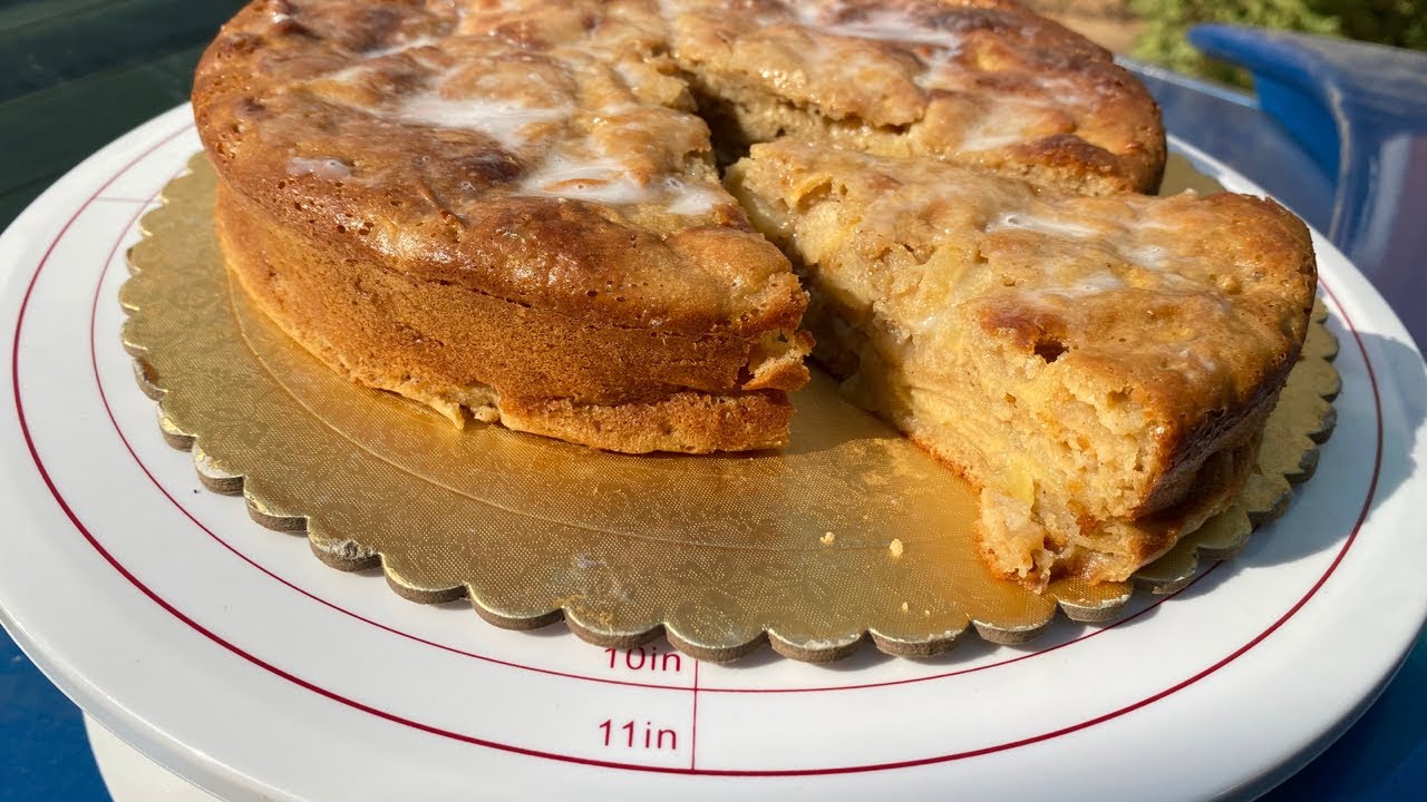 How to make apple cake from scratch! Apple pie recipe - YouTube