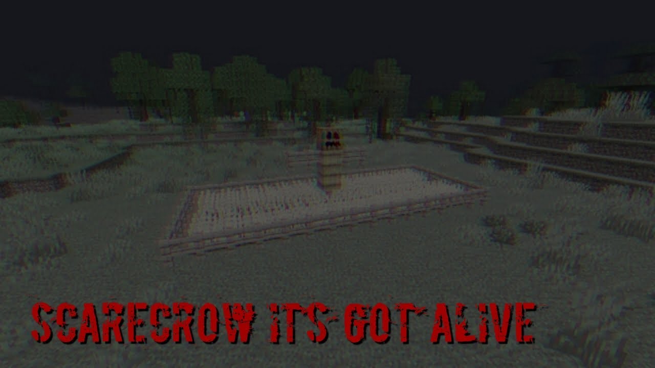 Scarecrow It’s Got Alive | Minecraft Horror Video | Horrible Midnight ...