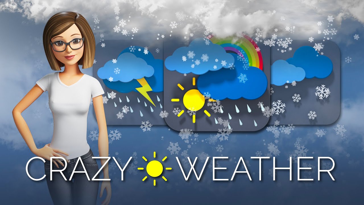 Crazy Weather - Weathergirl is not mean, mkey? - YouTube