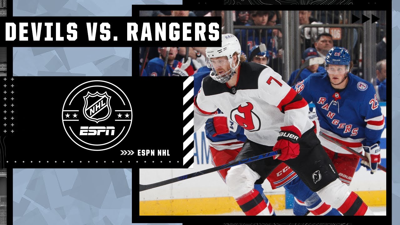 New Jersey Devils at New York Rangers | Full Game Highlights - YouTube