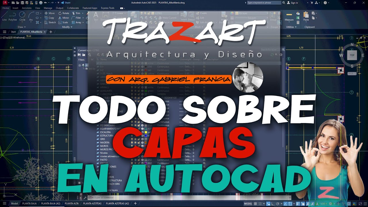 🔥 Todo sobre CAPAS en AutoCAD 🎨 | Organización y productividad como un PRO - YouTube
