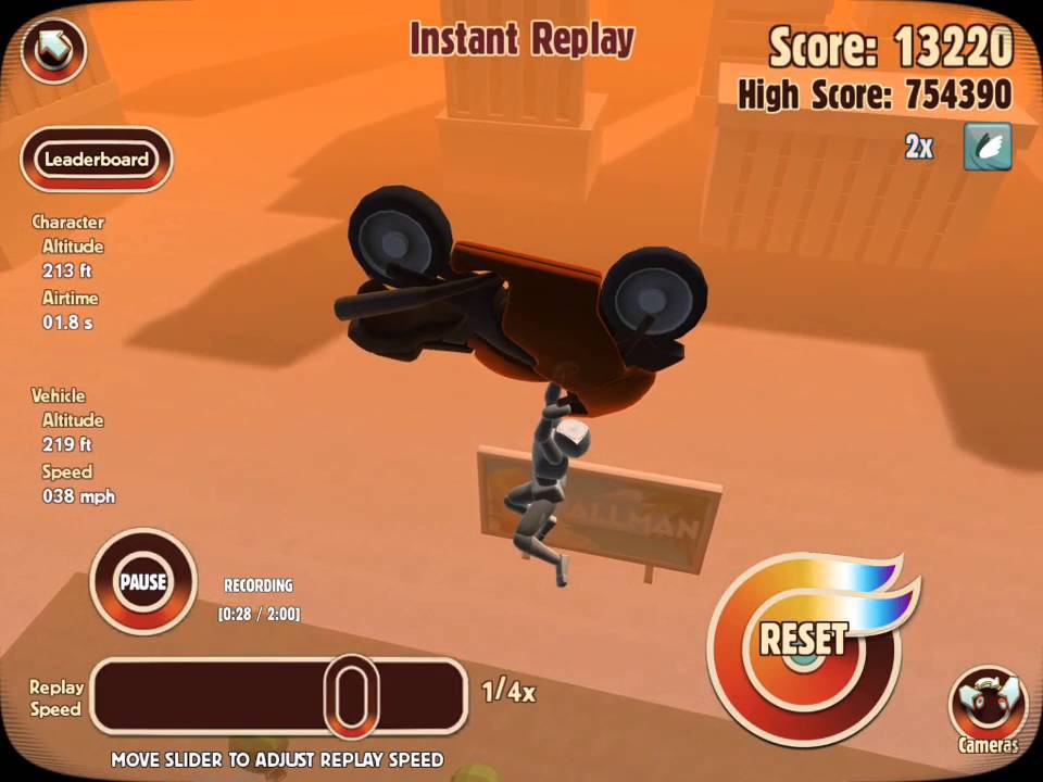 Turbo Dismount Mobile: EPIC STUNT - YouTube