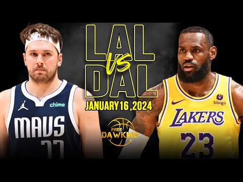 Los Angeles Lakers vs Dallas Mavericks Full Game Highlights | January 17, 2024 | FreeDawkins