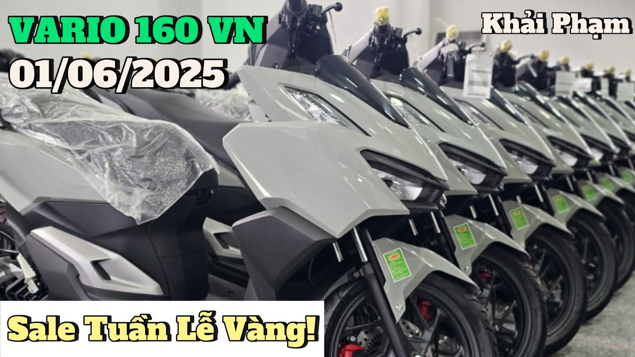 Honda VARIO 160 VN: nhận khuyến mãi đến 2TR ngày 01/06 tại head Huỳnh ...