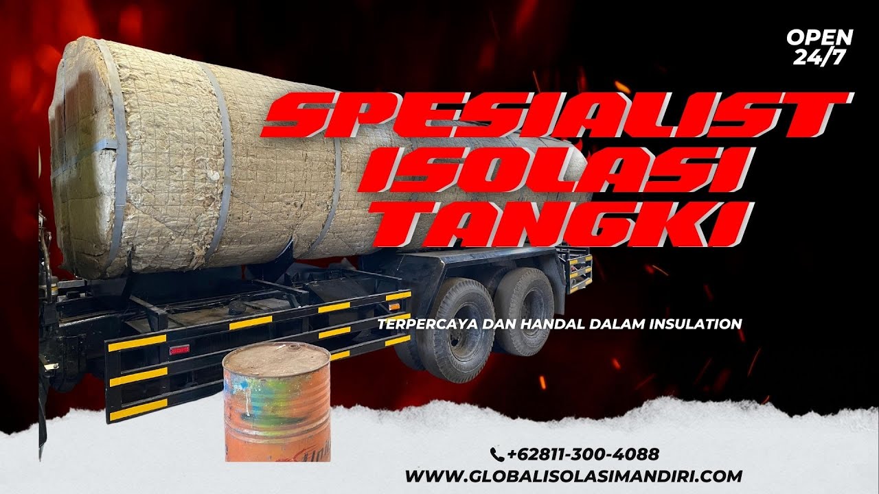 INSULATION TANGKI ASPAL 10000 LITER - YouTube