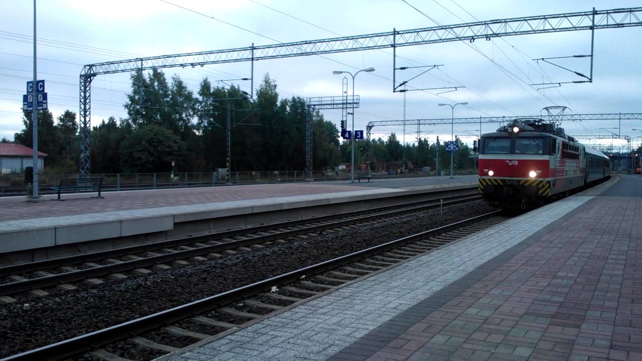 Intercity IC905 Sr1 3106 saapuu raiteelle 2 Toijalaan 6.9.2013 klo 8.20 ...