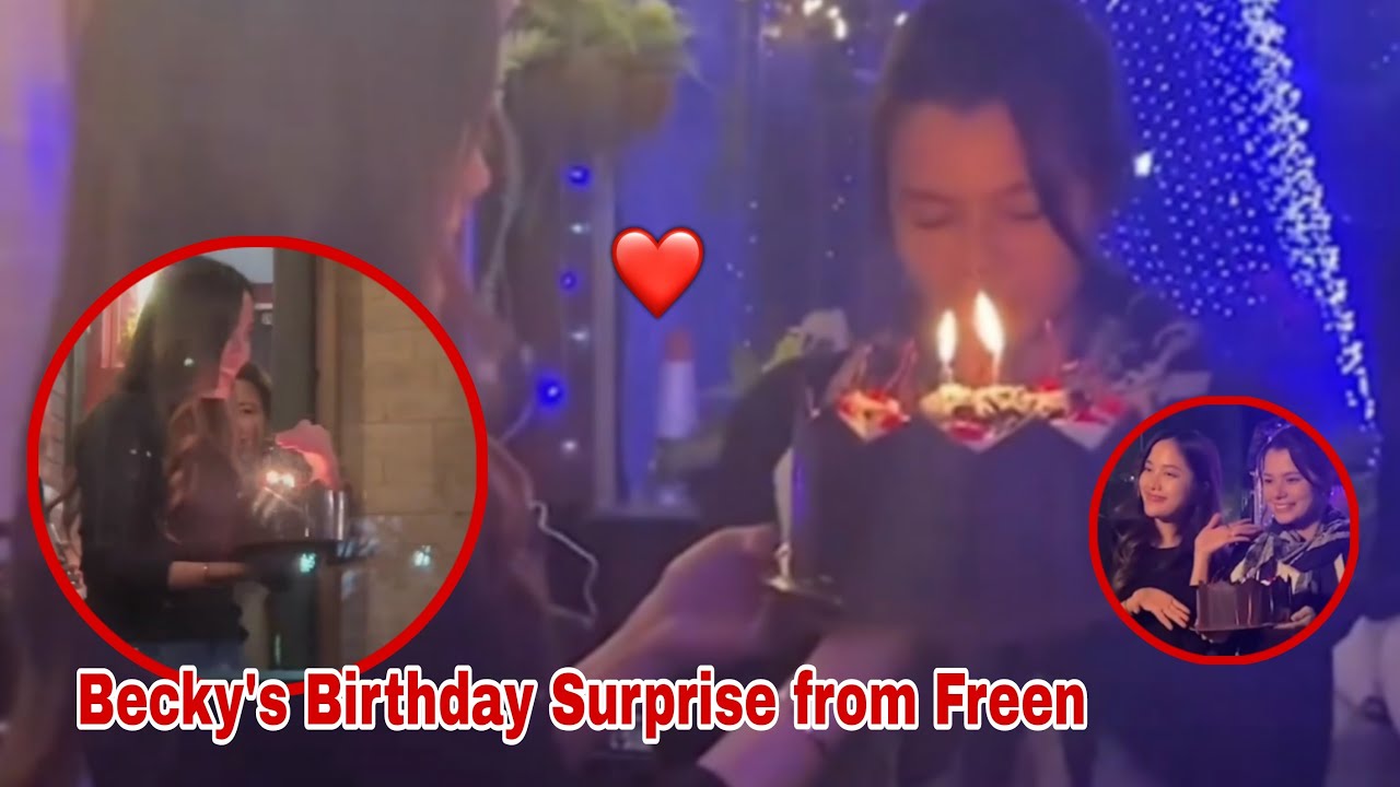 [231205] Freen Brings a Birthday Cake for Becky in New York, What's Her ...