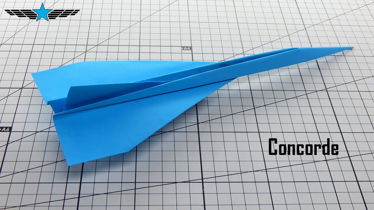 Supersonic Origami - Crafting a Paper Concorde - YouTube