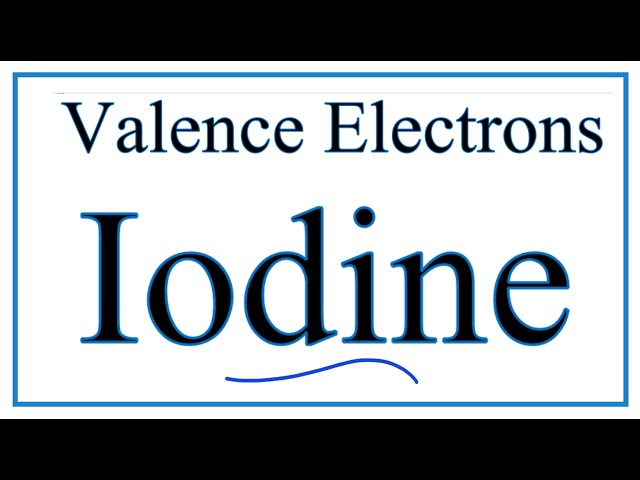 Electron Configuration Of Iodine Electron Configuration Periodic