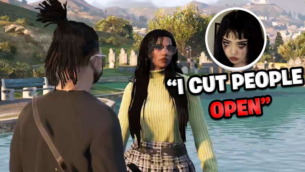 I WENT ON A DATE WITH A ROBOTIC EMO *TO THE CEMETERY* D10 GTA RP - YouTube