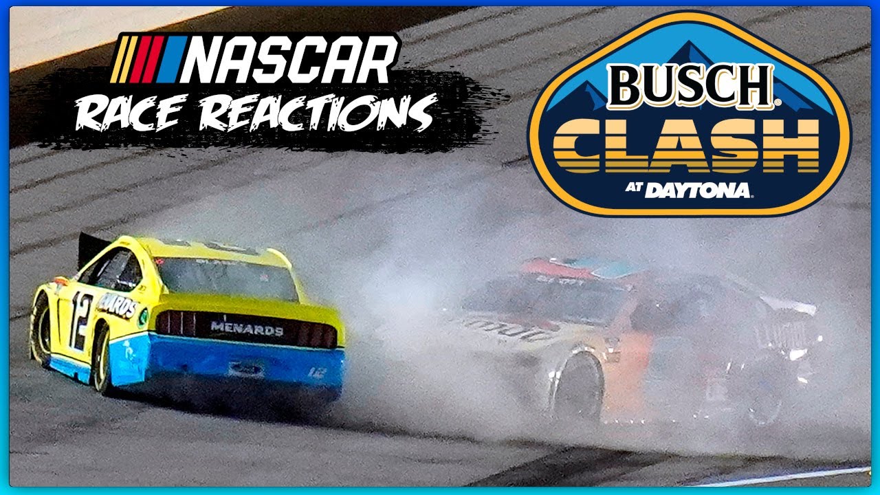 2021 NASCAR Cup Series Busch Clash Race Reactions - YouTube