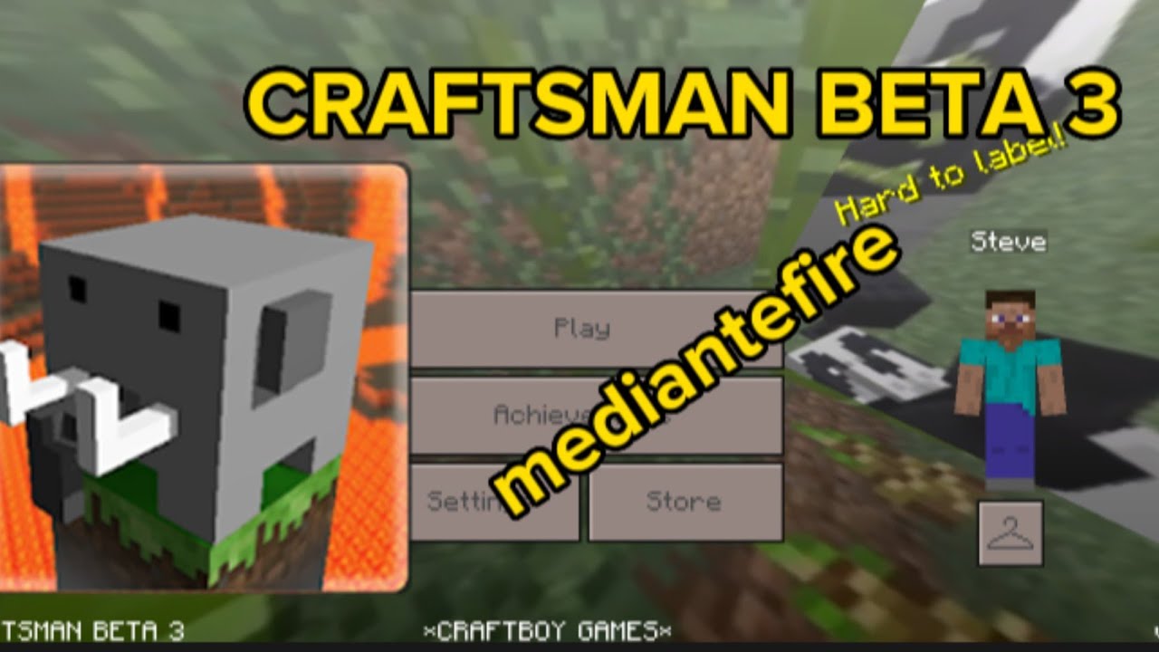 CRAFTSMAN BETA 3 v1.1.5 (mediantefire) - YouTube