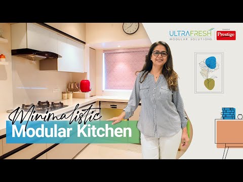 Minimalistic Modular Kitchen Design | U-Shaped Kitchen in Mumbai ...