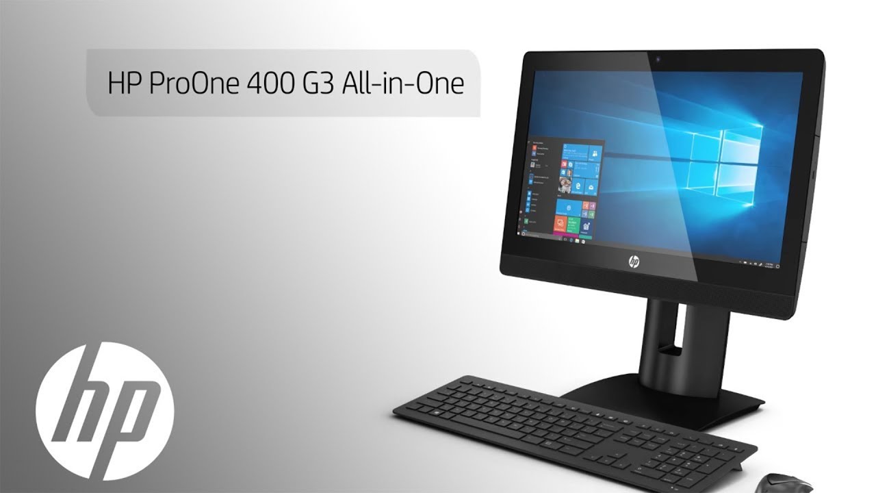 PC AIO HP PRO ONE 400 G3 - YouTube