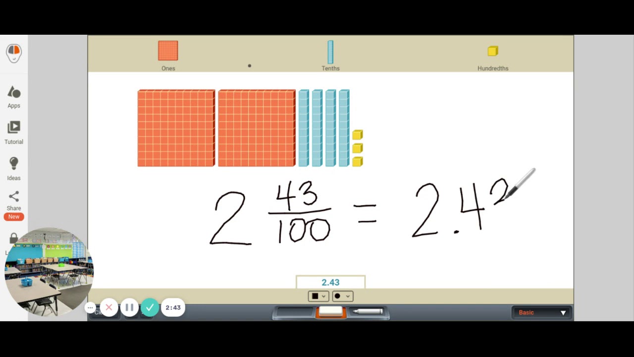 Fractions and Decimals (4.NF.5) - YouTube