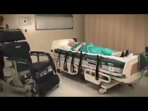ALMAN HASTANELERİNDE HASTA SEDYEYE NASIL TAŞINIR...  كيفية نقل المريض في مستشفيات المانيا