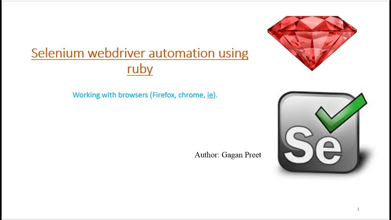 9. How to do browser related operations. - YouTube
