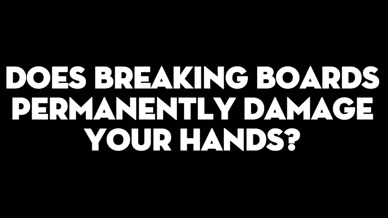 How To Break Boards YouTube How To Break Boards YouTube