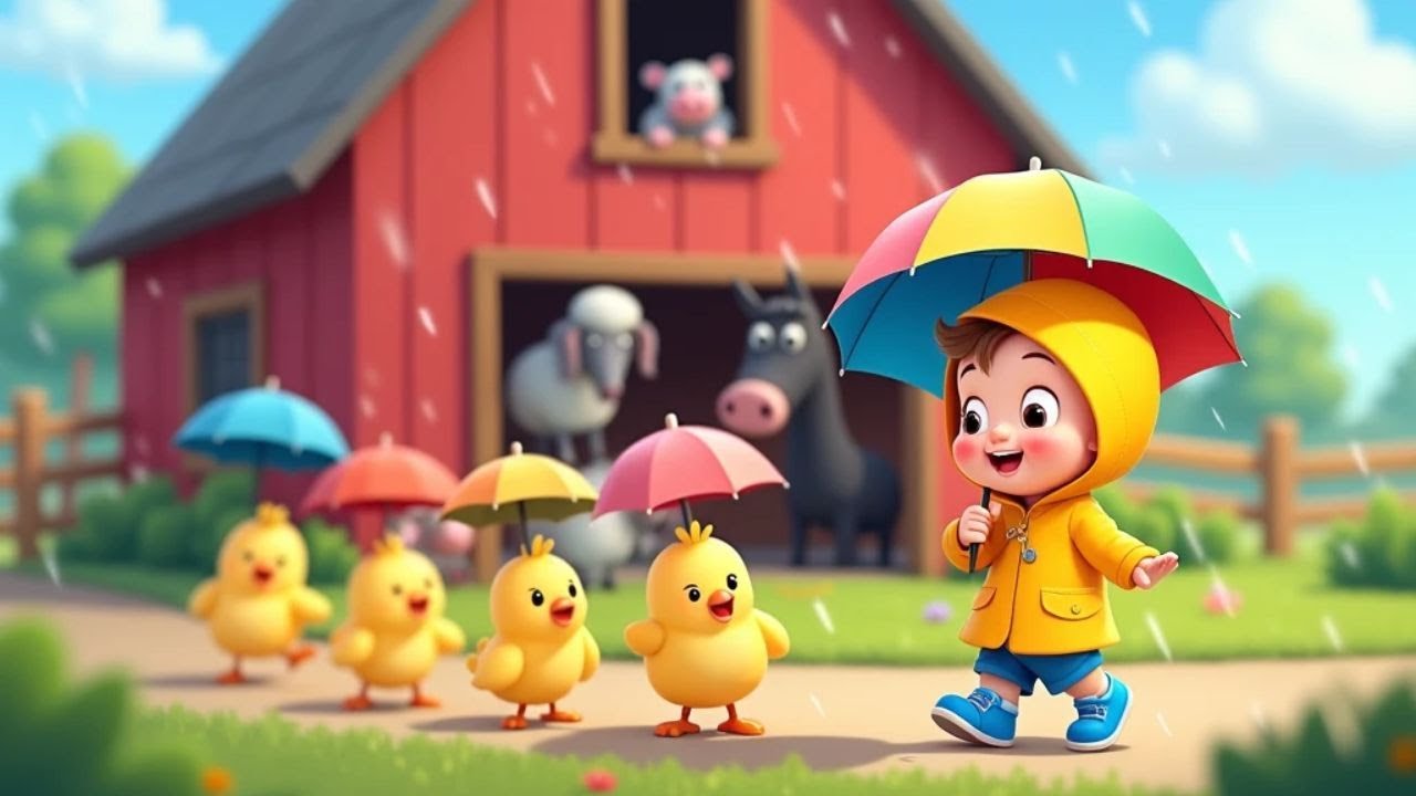 Rain Rain Go Away (Animal Version) - YouTube