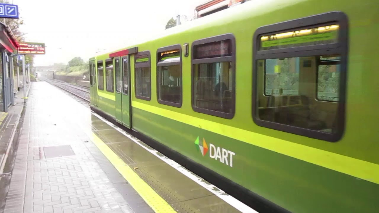 DART class 8300 number 8323 seen arriving glenageary - YouTube