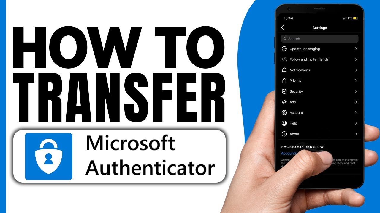 How To Transfer Data From One Microsoft Authenticator To Another ...