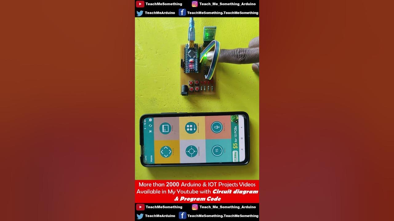 Arduino nano Bluetooth Control LED HC-05 | Arduino Nano Bluetooth LED ...