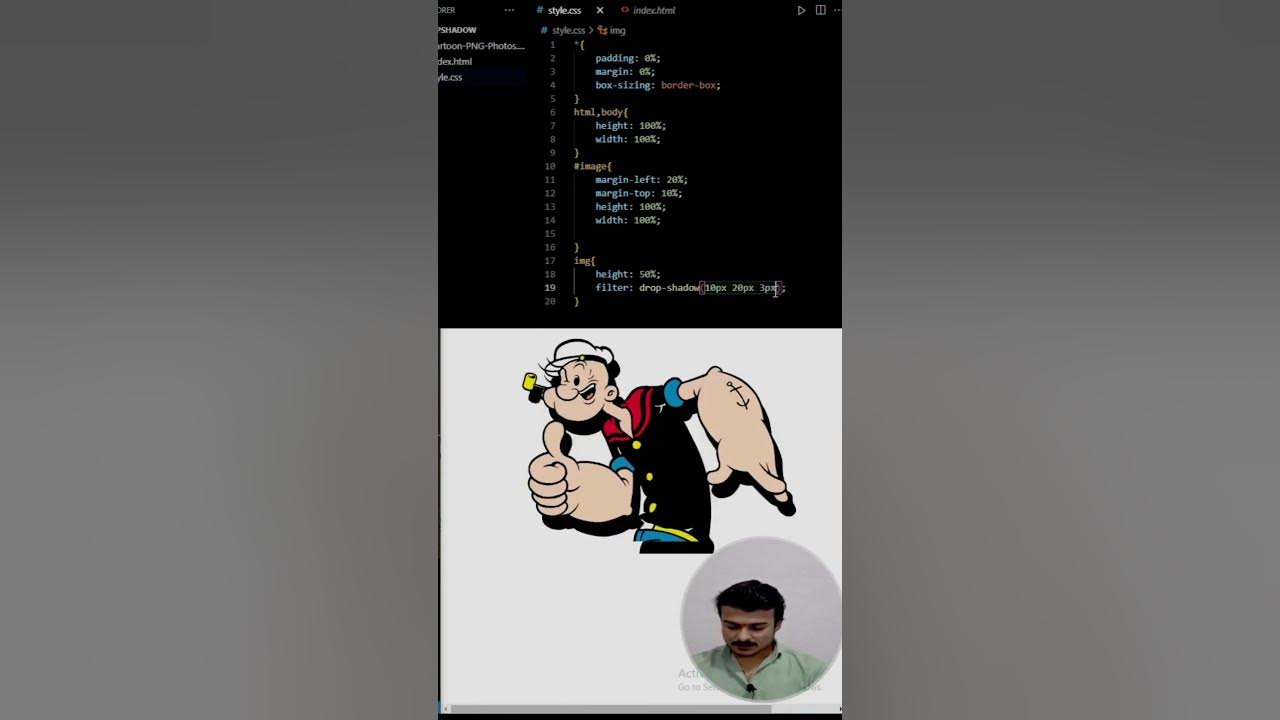 Drop Shadow Html5 Css Html Html5 Htmlcss Youtube