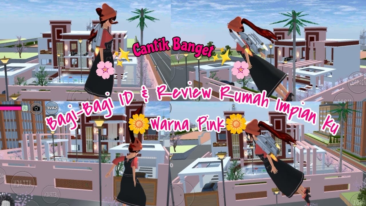 BAGI-BAGI ID RUMAH SAKURA SCHOOL SIMULATOR DAN REVIEW RUMAH PINK 2 ...