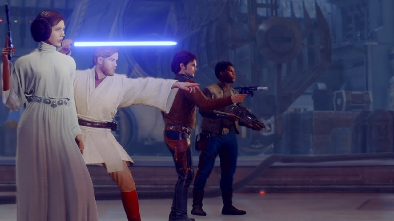 Battlefront 2 | Leia Gameplay | Heroes Vs Villains - YouTube