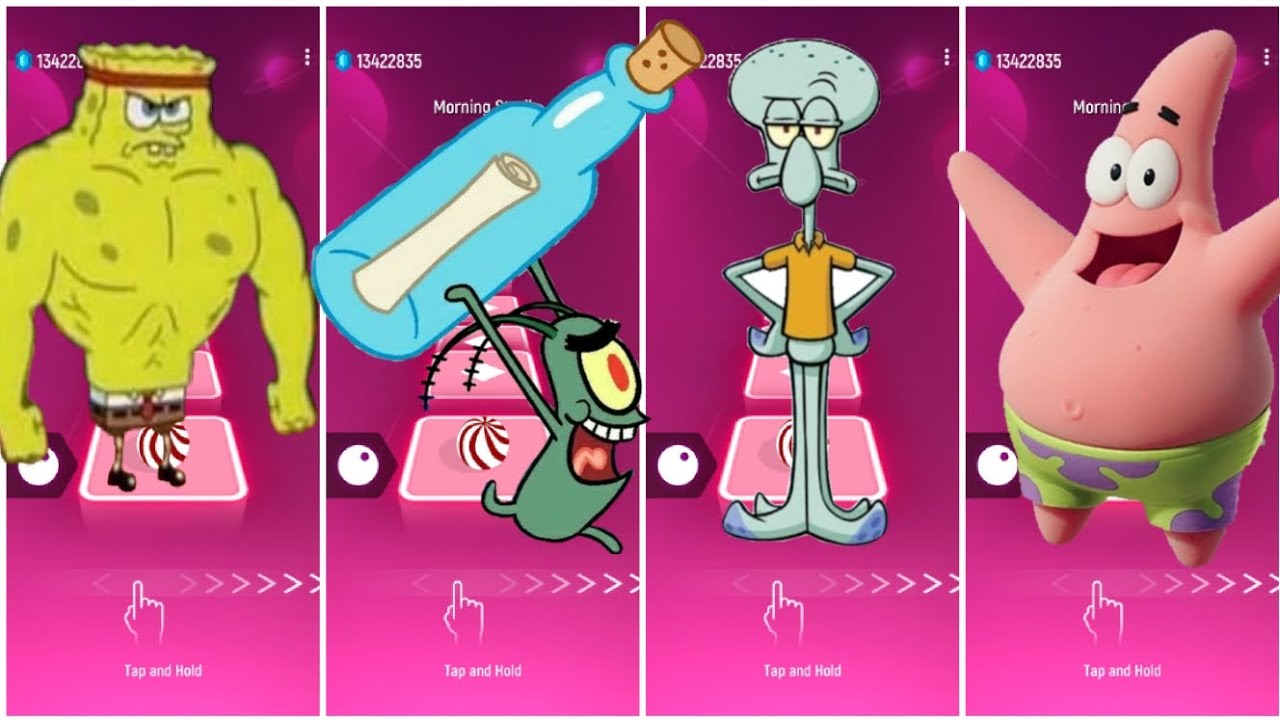 Bob vs Patrick vs Squidward vs Plankton 🎶 Who Will Win? - Gymbro ...