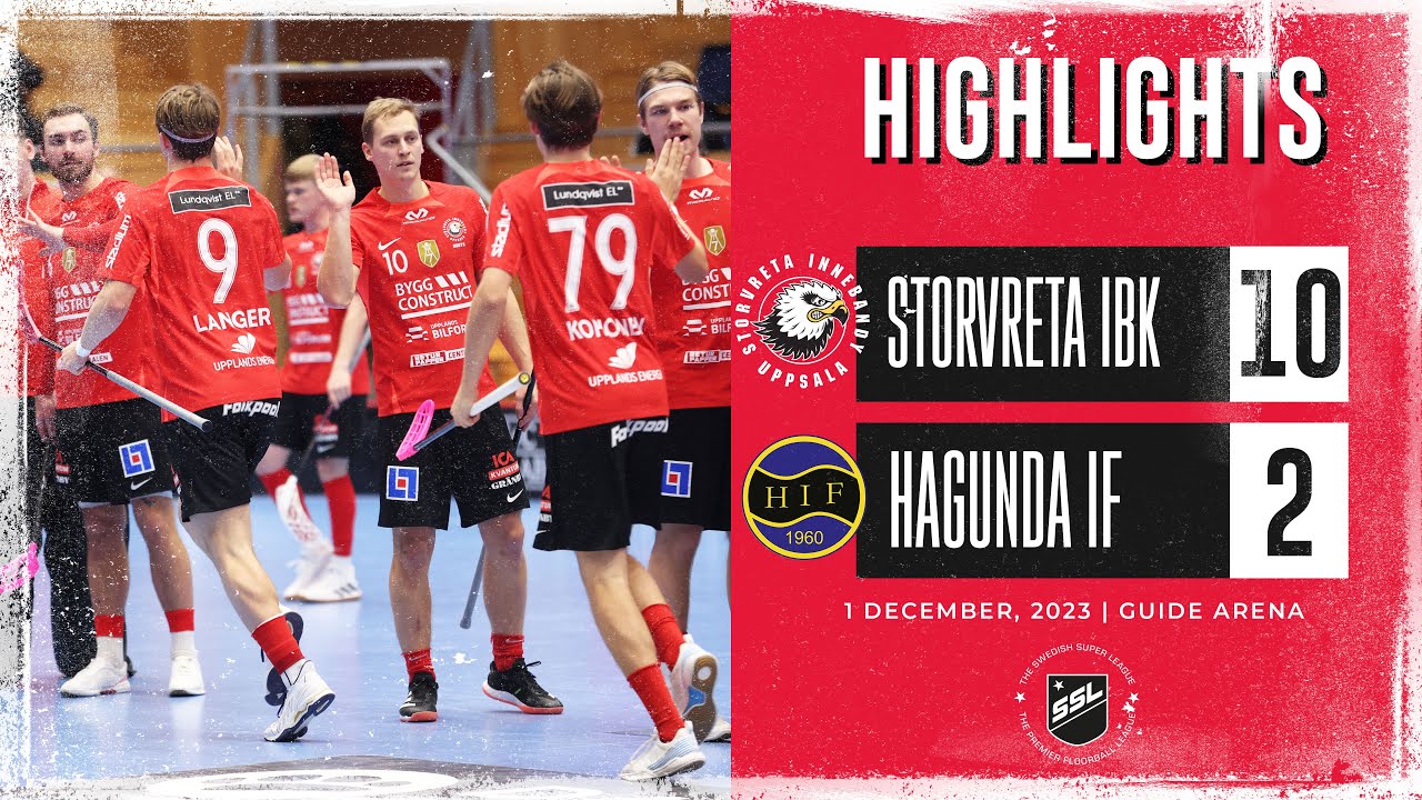 Highlights Storvreta IBK vs Hagunda IF 10-2 - YouTube