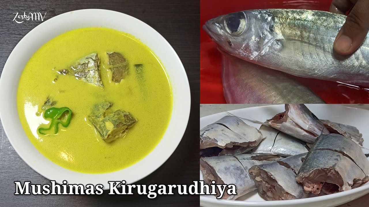 Mushimas Kirugarudhiya/ mild fish curry / bigeye scad fish curry ...