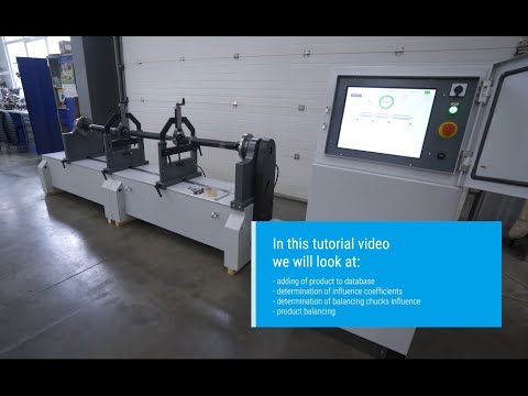 How to balance the cardan shaft on Enset equipment with new software