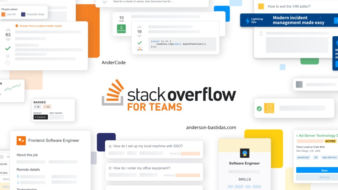 Stack Overflow for Teams - AnderCode - YouTube