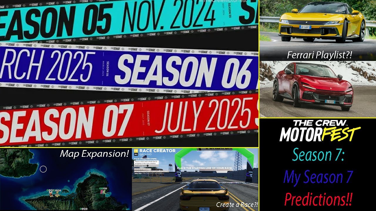 The Crew MotorFest : Season 7 Predictions!! Race Creator?! Map ...