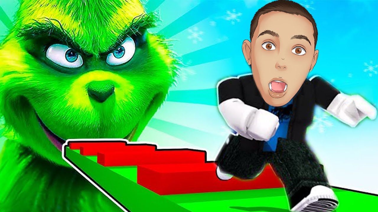 Can we Escape the EVIL GRINCH Obby Roblox Family Challenge - YouTube