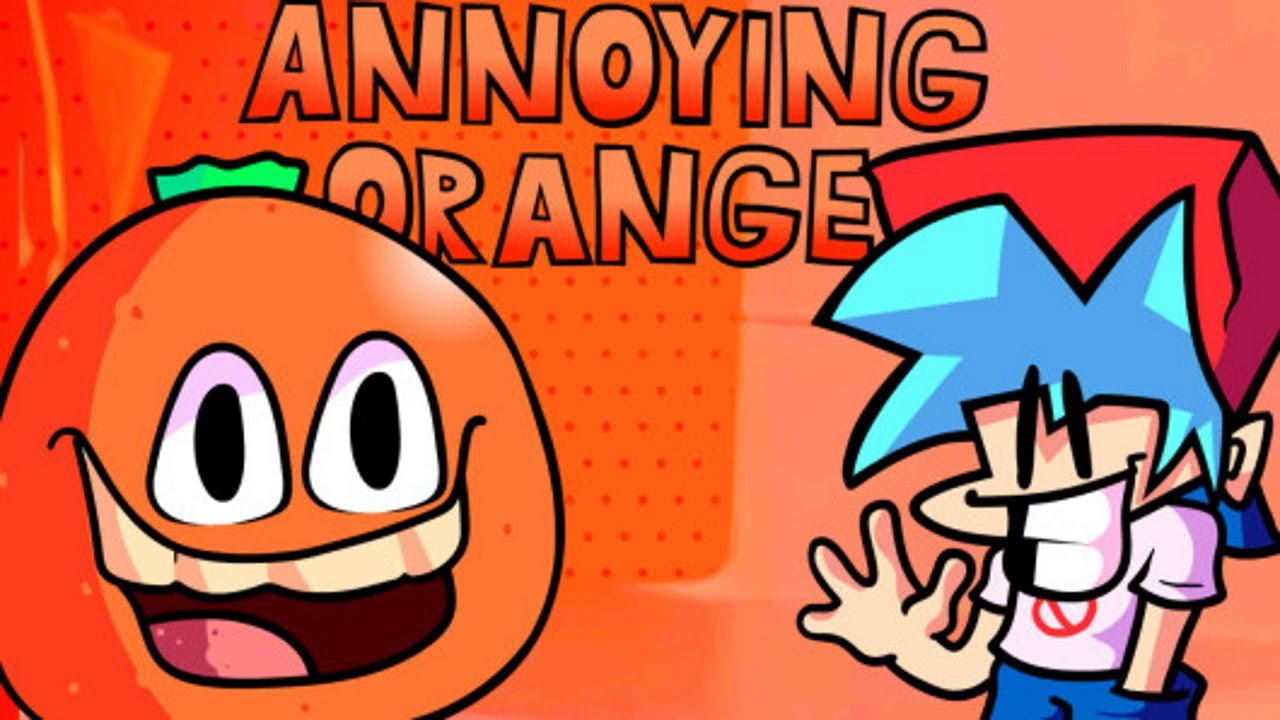 Friday Night Funkin' - Vs Annoying Orange (FNF MODS) - YouTube