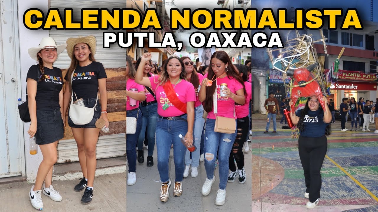CALENDA NORMALISTA en Putla Oaxaca - YouTube