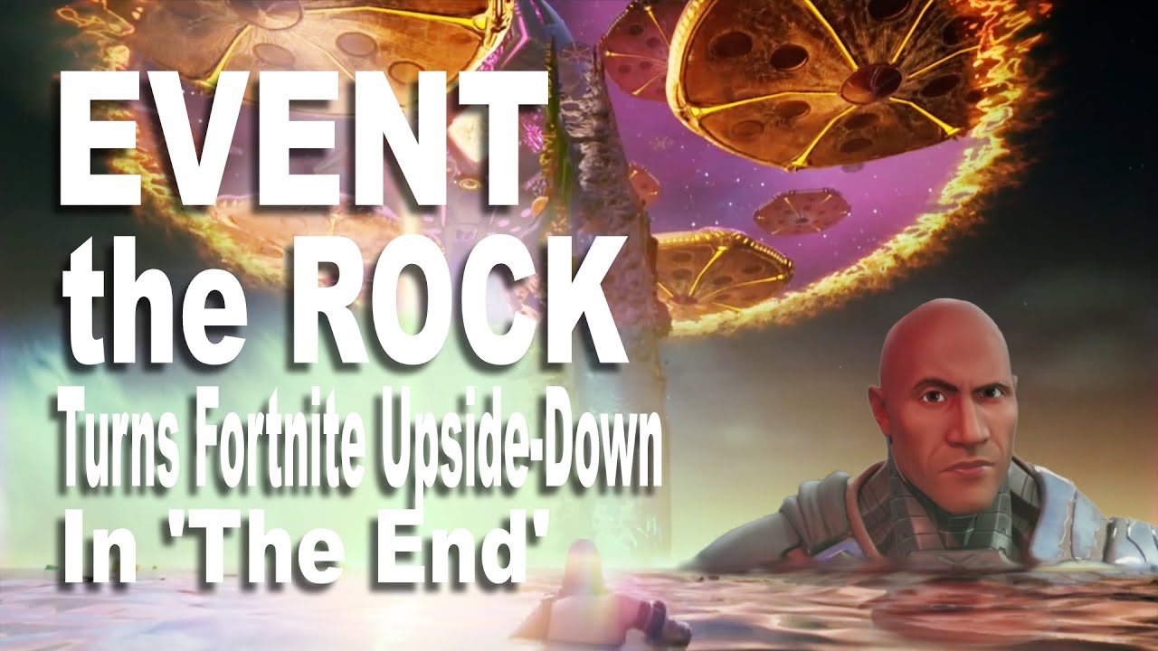 FORTNITE Chapter 2 The End Event Cinematic Cutscene With "The Rock ...