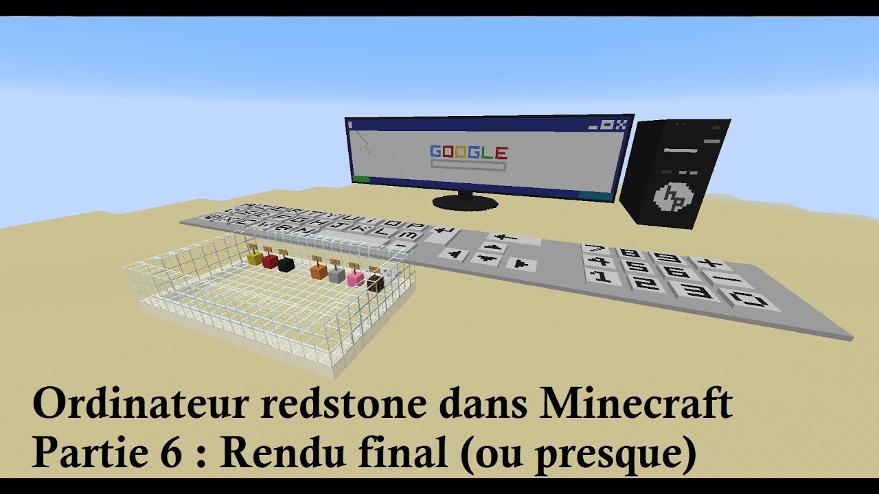[2014 FR] Minecraft 1.8 - Un ordinateur redstone fonctionnel. Partie 6 ...