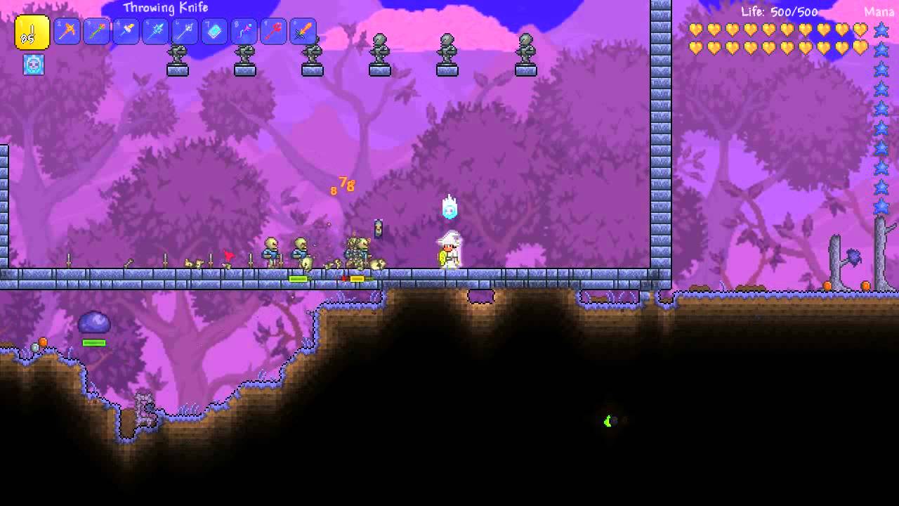Terraria Weapon Guide: Throwing Knife - YouTube