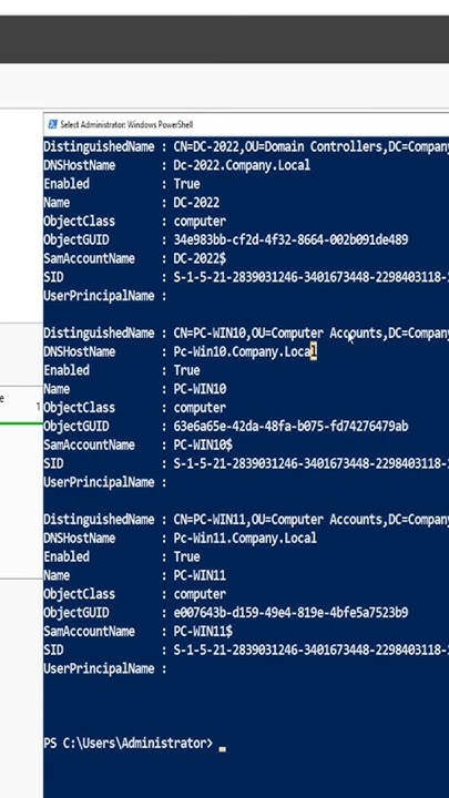 Find Domain Computers Count Info in Active Directory Using PowerShell Windows Server 2022 - YouTube