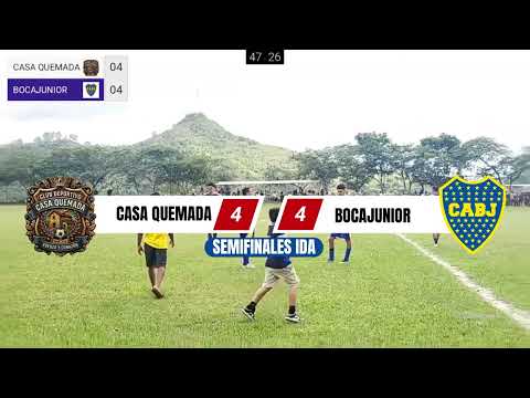RESUMEN PARTIDO CASA QUEMADA VS BOCAJUNIOR LIGA DE COFRADIA