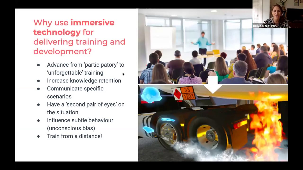 Training the next workforce: Exploring immersive technology for ...