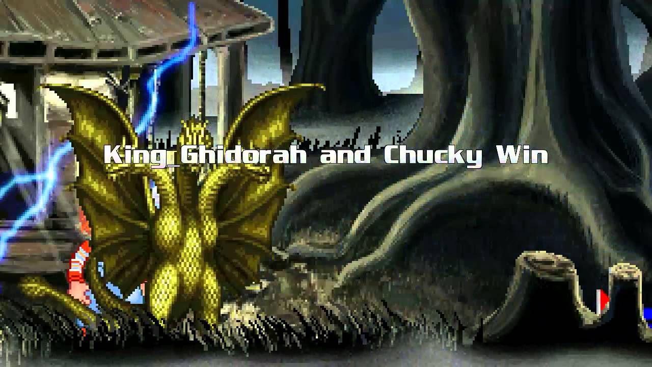 AN Mugen Request #38: King Ghidorah & Chucky VS Sonic.exe & Freddy ...
