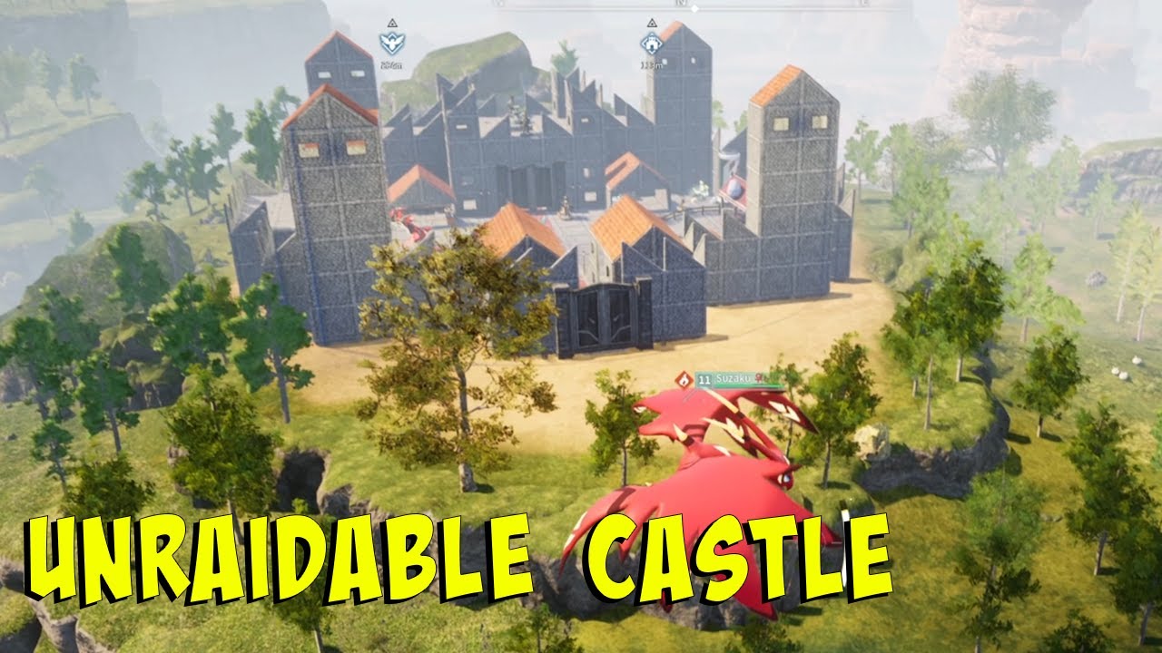 Palworld Unraidable Base Castle Tour - YouTube